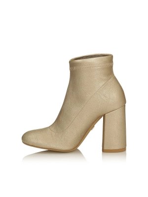 Ladies' gold booties ASTRID
